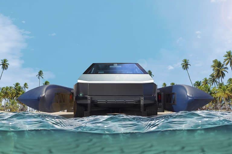 Cybercat kit turns Tesla Cybertruck into a boat for $23,000 | Yachting News