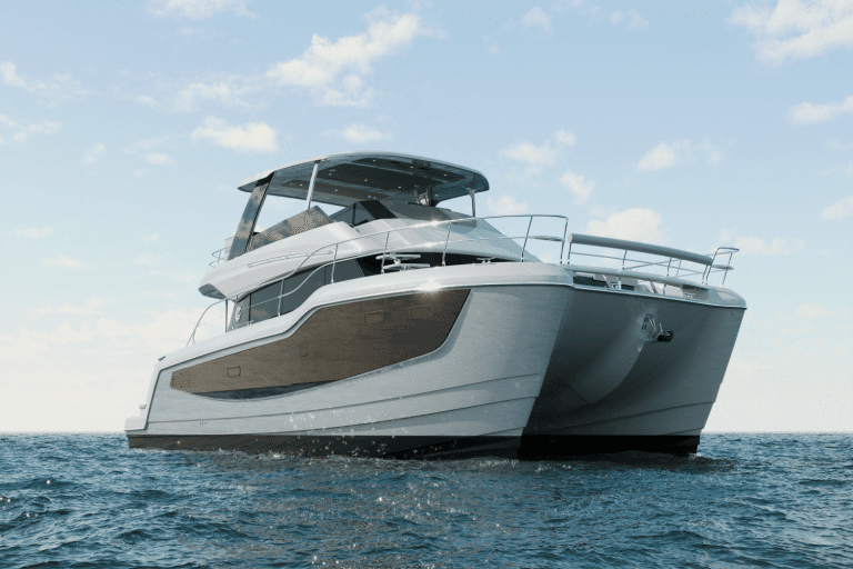Aquila Power Catamarans at Flibs with the new Aquila 50 Yacht ...